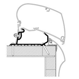 Thule Adapter Hobby Optima Deluxe/Premium Serie 6 und 9