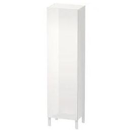 Duravit L-Cube Hochschrank, Breite 500mm, Tiefe 363mm, 1 T&uuml;r, Anschlag rechts, LC1181R8585, Farbe: Wei&szlig; Hochglanz Lack