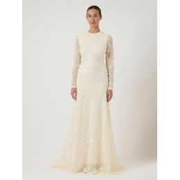 Y.A.S YAS Kleid 'YASFLORINA' Damen Gr&ouml;&szlig;e 38 creme Winterkleid