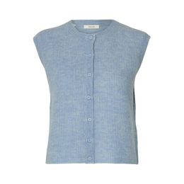 Selected Knitted Vest 'SLFLulu' female Blue size XL