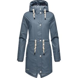Navahoo Performance Jacket 'Flower of Ocean' female Blue size XXXL