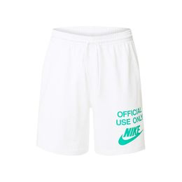 Nike Sportswear Shorts 'CLUB OFFICIAL' Herren Größe 33 jade / weiß