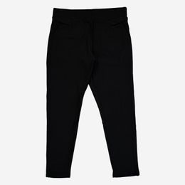 Schwarze Hose mit Fleece-Futter
