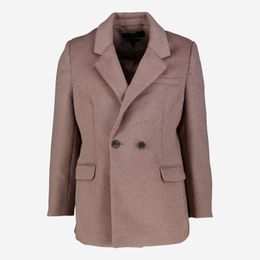Brauner Blazer aus Wollmischung