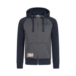 Lonsdale Sweatjacke 'Slough' Herren Gr&ouml;&szlig;e S navy / blaumeliert