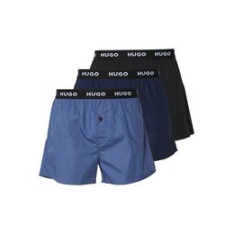 Hugo Boxershorts Herren Gr&ouml;&szlig;e S marine / royalblau / schwarz / wei&szlig;