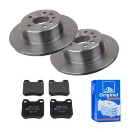 ATE Bremsensatz-Hinterachse Bremsensatz, Scheibenbremse hinten rechts links voll 286mm f&uuml;r VAUXHALL SAAB OPEL 9195058 90444513 90273260 IJF141EYW5