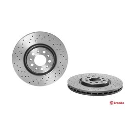Brembo Bremsscheibe XTRA LINE 09.9365.2X vorne rechts links Gelocht 330mm f&uuml;r ALFA ROMEO JEEP (GAC FCA) 2AMV9884AC 51767383 52181509