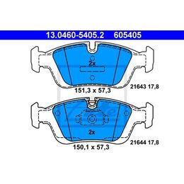 ATE Bremsensatz-Vorn und hinten Bremsensatz, Scheibenbremse vorne rechts links bel&uuml;ftet 300mm f&uuml;r SAAB MG BMW ROVER 34116864058 34211162446 3411215757
