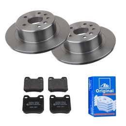 ATE Bremsensatz, Scheibenbremse hinten rechts links voll 286mm f&uuml;r VAUXHALL SAAB OPEL 9195058 90444513 4836987 1420-22255