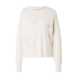 Only Pullover 'ONLBee' Damen Gr&ouml;&szlig;e S transparent / wollwei&szlig;