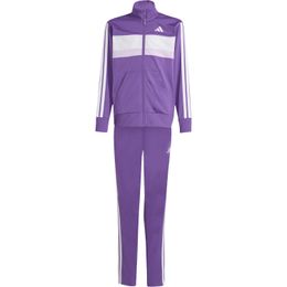 Adidas J 3s Tiberio Ts Trainingsanzug Jungen - lila - Gr. 176 - Polyester