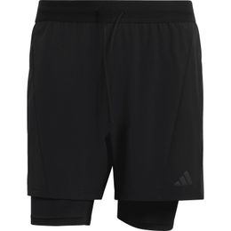 Adidas d4t Funktionsshorts Herren - schwarz - Gr. S - Polyester/Elastan