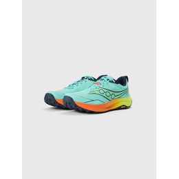 Saucony Laufschuh 'PEREGRINE 16' Herren Gr&ouml;&szlig;e 41/41.5 marine / aqua / hellgr&uuml;n