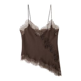 Mango Top 'Tity' female Brown size XL