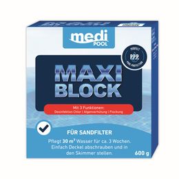 mediPOOL Chlorreiniger 'MaxiBlock' zur Poolpflege 600 g