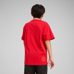 T-Shirt Puma "X HARRY POTTER RELAXED GRAPHIC TEE", Jungen, Gr. 164, rot (for all time rot), Jersey, Obermaterial: 100% Baumwolle, bedruckt, relaxed fit normal, Rundhals, Shirts T-Shirt, Puma x Harry Potter Collab