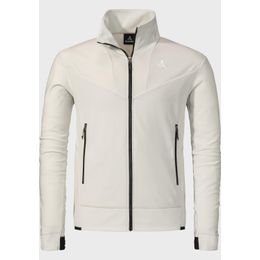 Sch&ouml;ffel Fleecejacke SCH&Ouml;FFEL "Fleece Jkt Style Blaueis MNS", Herren, Gr. 54, beige (9040, natur), Oberstoff: 94% Polyester, 6% Elasthan, regular fit, hoch geschlossener Ausschnitt, Jacken Fleecejacke
