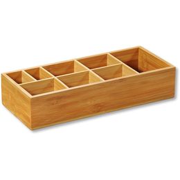 Organizer Kesper, braun, Bambus, Aufbewahrungsboxen, Aufbewahrungsbox, FSC-zertifizierter Bambus