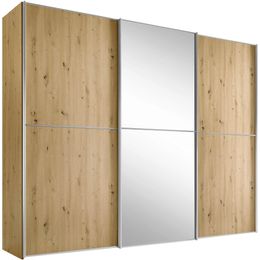 Schwebet&uuml;renschrank STAUD "Sinfonie Plus, edles Design in hochwertiger Qualit&auml;t, Made in Germany", artisan eiche, B:280cm H:240cm T:68cm, Holzwerkstoff, Schr&auml;nke, Schwebet&uuml;renschrank, Mit Spiegelt&uuml;re und vier verschiedenen Ausstattungsvarianten