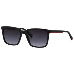 HUMPHREY&acute;S eyewear Sonnenbrille HUMPHREY&acute;S EYEWEAR "HUMPHREY&acute;S eyewear Sonnenbrille", Herren, schwarz (schwarz, rot laquer matt), Sonnenbrillen Sonnenbrille