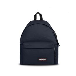 Freizeitrucksack Eastpak "PADDED PAK'R", Gr. B/H/T: 30cm x 40cm x 18cm, blau (ultra marine), Textil, Basic, Rucksäcke Freizeitrucksack, Schulrucksack, Reiserucksack mit kontrastfarbigen Details