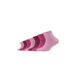 Camano M&auml;dchen Kurzsocken "ca-soft", Gr. 35orchid smoke, Baumwollmischung, Socken, mit verst&auml;rktem Fersen- und Zehenbereich