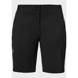 Schöffel Shorts SCHÖFFEL "Shorts Style Blaustein WMS", Damen, Gr. 36, Normalgrößen, schwarz (9990, schwarz), Oberstoff: 86% Nylon, 14% Elasthan, Hosen Shorts