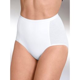 Formslip Viania, Damen, Gr. 42, 3 Stk., wei&szlig;, 95% Baumwolle, 5% Elasthan, Unterhosen Formslip