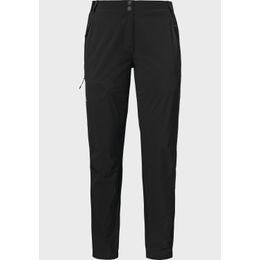 Schöffel Outdoorhose SCHÖFFEL "Pants Style Blaustein WMS", Damen, Gr. 48, Normalgrößen, schwarz (9990, schwarz), Oberstoff: 86% Nylon, 14% Elasthan, Hosen Outdoorhose