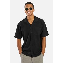 REDEFINED REBEL EST. 2013 Stoffhose REDEFINED REBEL "Redefined Rebel Shirt RRLloyd Shirt BOXY FIT", Jungen, Gr. S, Normalgr&ouml;&szlig;en, schwarz, 77% Polyester / 23% Baumwolle, Hosen Stoffhose