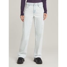 G-Star Raw 5-Pocket-Jeans G-STAR "Judee Low Waist Loose Jeans", Damen, Gr. 25, L&auml;nge 34, beached faded clifton blau, Obermaterial: 25% Baumwolle, Jeans 5-Pocket-Jeans
