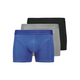 Jack & Jones Trunk JACK & JONES "JACORDINARY TRUNKS 3 PACK NOOS", Damen, Gr. S, 3 Stk., schwarz (ocean cavern pack:iron gate, schwarz), Jersey, Obermaterial: 95% Baumwolle, 5% Elasthan, unifarben, Unterhosen