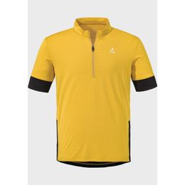 Sch&ouml;ffel Radtrikot SCH&Ouml;FFEL "CIRC Shirt Style Pinega MNS", Damen, Gr. 48, gelb (5205, gelb), Oberstoff: 100% Polyester, Trikots