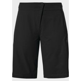 Schöffel Shorts SCHÖFFEL "Shorts Style Puula WMS", Damen, Gr. 40, Normalgrößen, schwarz (9990, schwarz), Oberstoff: 95% Nylon, 5% Elasthan, Hosen Shorts