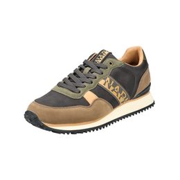 Napapijri Damen Sneaker "Napapijri Sneaker Lederimitat", Gr. 45braun, Lederimitat, Schuhe