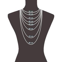 Vivance Damen Collierkettchen "925/- Sterling Silber weiss Singapurkette 70 cm", 70,0cm, Silber 925 (Sterlingsilber), L: 70 B: 3,4mm, wei&szlig;, Silber
