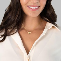 Rafaela Donata Damen Kette mit Anh&auml;nger "RD451", 40,0cm Basiskette + 5,0cm Verl&auml;ngerung, Silber 925 (Sterlingsilber), gold, Silber 925