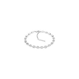 Calvin Klein Damen Armkette "GEOMETRIC", 18,5cm, Edelstahledelstahlfarben, Edelstahl, Armb&auml;nder