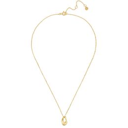 Glanzst&uuml;cke M&uuml;nchen Damen Kette mit Anh&auml;nger "AV277", 40,0cm Basiskette + 5,0cm Verl&auml;ngerung, Silber 925 (Sterlingsilber)gelbgold, GLANZST&Uuml;CKE M&Uuml;NCHEN, Silber 925