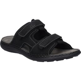 Josef Seibel Herren Sandale "Vincent 14, schwarz", Gr. 45schwarz, Obermaterial: 80% Rindsleder Leather cow. 20% Textilmaterial TEXMAT., Schuhe