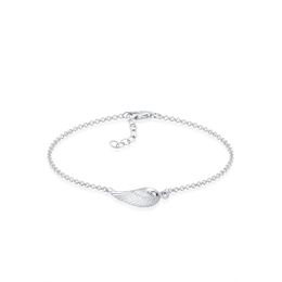 Elli Damen Armband "Flügel Schutzengel Engel 925 Silber", 18cm, ohne Stein, Silber 925 (Sterlingsilber)silber, Silber 925 (Sterlingsilber), Armbänder