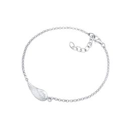 Elli Damen Armband "Fl&uuml;gel Schutzengel Engel 925 Silber", 18cm, ohne Stein, Silber 925 (Sterlingsilber), silber, Silber 925 (Sterlingsilber),