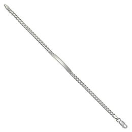Vivance Damen Armband "925 Silber rhodiniert Schildband", 18cm, Silber 925 (Sterlingsilber)wei&szlig;, Silber 925 (Sterlingsilber), Armb&auml;nder