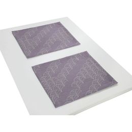 Platzset Adam, B:30cm L:40cm, lila, Obermaterial: 100% Baumwolle, Platzsets, "Argentinian Criolla"