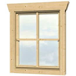 Skan Holz Fenster SKANHOLZ, B:57,5cm H:70,5cmnatur, Glas, Massivholz, Fenster, "Einzelfenster", Anschlag links