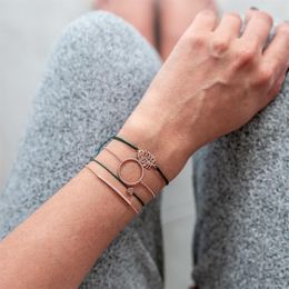 Glanzst&uuml;cke M&uuml;nchen Damen Armband "A1284", Silber 925 (Sterlingsilber)ros&eacute;gold, GLANZST&Uuml;CKE M&Uuml;NCHEN, Silber 925 (Sterlingsilber), Armb&auml;nder, aus Sterling Silber