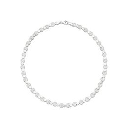 Jobo Damen Collier "Kette ohne Anh&auml;nger", Silber 925 (Sterlingsilber), L: 45silber 925, Silber 925 (Sterlingsilber), Halsketten, 925 Silber geh&auml;mmert