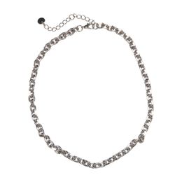 Urban Classics Damen Halsreif "Urban Classics Unisex Uranus Basic Necklace", onesize, Eisensilber, Eisen, Halsketten