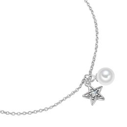 Glanzst&uuml;cke M&uuml;nchen Damen Gliederarmband "GSM2194", Silber 925 (Sterlingsilber)silber, wei&szlig;, GLANZST&Uuml;CKE M&Uuml;NCHEN, Silber 925 (Sterlingsilber), Armb&auml;nder, aus Sterling
